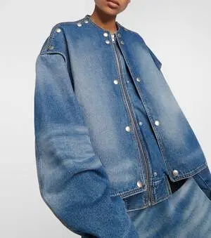 Y/project Snap Off Denim Bomber Jacket
