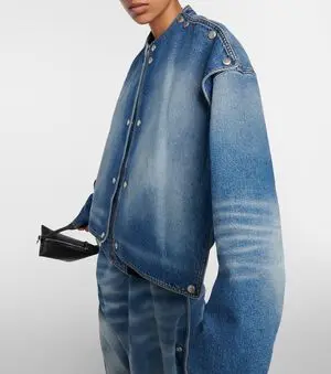 Y/project Snap Off Denim Bomber Jacket