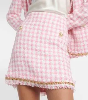 Rebecca Vallance Gabrielle Houndstooth Miniskirt