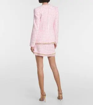 Rebecca Vallance Gabrielle Houndstooth Miniskirt