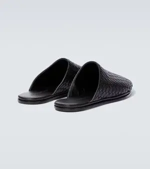 Bottega Veneta Intrecciato Leather Slippers