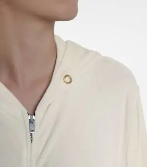 LES TIEN Velour Hoodie