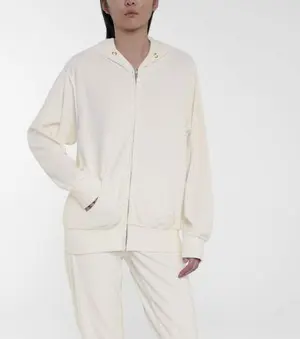 LES TIEN Velour Hoodie