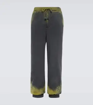 Loewe Anagram Cotton Jersey Sweatpants - Grey