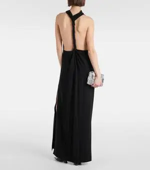 Proenza Schouler Crepe Maxi Dress - Black