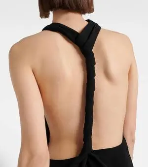 Proenza Schouler Crepe Maxi Dress - Black