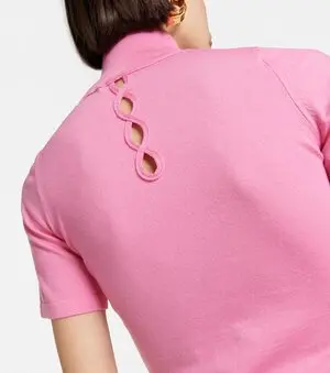 Dorothee Schumacher Cut-out Wool-blend Top