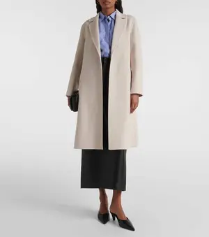 Max Mara Pauline Virgin Wool Wrap Coat