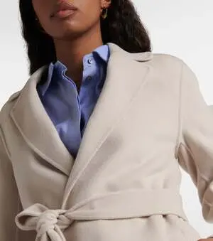 Max Mara Pauline Virgin Wool Wrap Coat