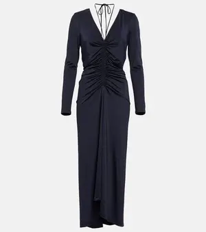 Veronica Beard Gilbert Jersey Midi Dress
