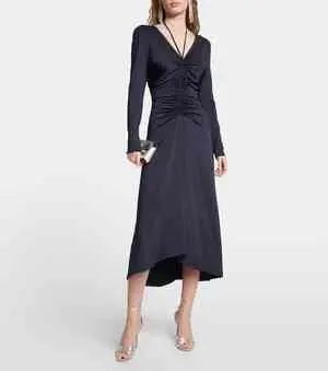 Veronica Beard Gilbert Jersey Midi Dress