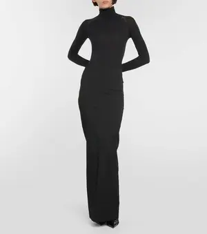 Alaïa Turtleneck Jersey Bodysuit