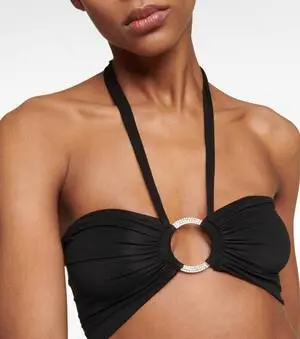 Alexandre Vauthier Crystal-embellished Bralette