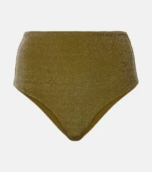 Johanna Ortiz High-rise Bikini Bottom - Green