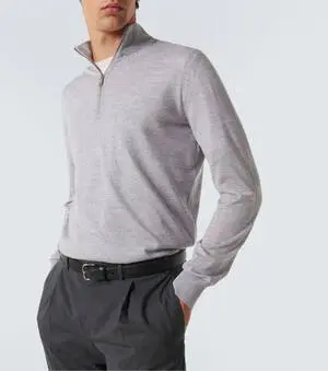 Zegna Wool Half-zip Sweater