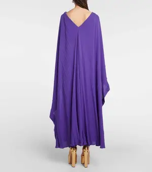 Valentino Garavani Pleated Silk Gown