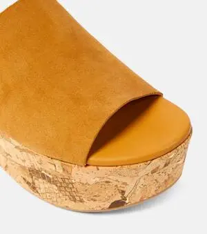 See By Chloé Liana 70 Suede Platform Mules