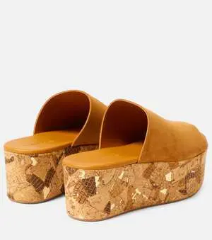 See By Chloé Liana 70 Suede Platform Mules