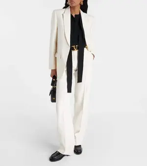 Valentino Garavani Roman Stud Leather Loafers