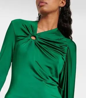 Victoria Beckham Gathered Jersey Top