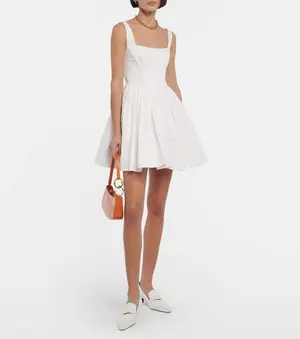 Staud Landscape Babydoll" Mini Dress