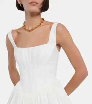 Staud Landscape Babydoll" Mini Dress