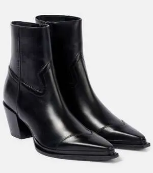 JIMMY CHOO Cece 60 Leather Ankle Boots