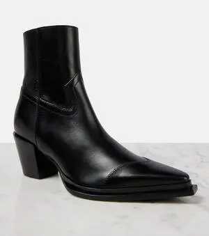 JIMMY CHOO Cece 60 Leather Ankle Boots