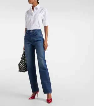 Sportmax Low-rise Straight Jeans - Blue