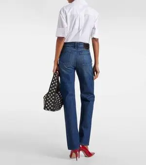 Sportmax Low-rise Straight Jeans - Blue