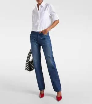 Sportmax Low-rise Straight Jeans - Blue