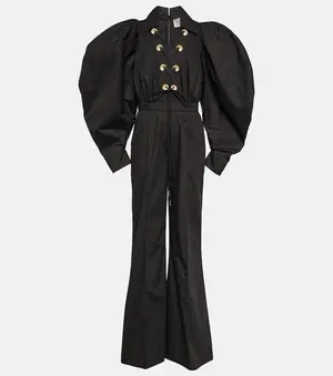 Elie Saab Puffed-sleeve Jumpsuit