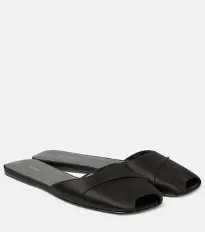 THE ROW Milla Satin Slides