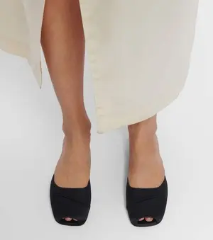 THE ROW Milla Satin Slides