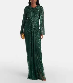 Jenny Packham Anja Sequined Gown