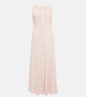 TOTEME Halterneck Maxi Dress - Pink