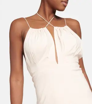 TOTEME Halterneck Maxi Dress - Pink