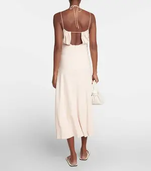 TOTEME Halterneck Maxi Dress - Pink