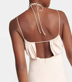 TOTEME Halterneck Maxi Dress - Pink