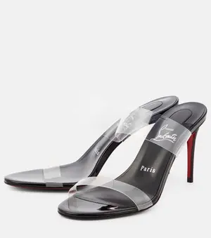 CHRISTIAN LOUBOUTIN Just Nothing 85 Pvc Mules