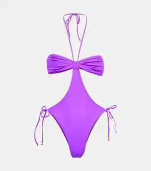 BANANHOT Jade Cut-out Swimsuit - Purple