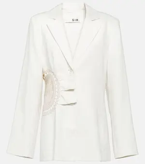 SIR. Atacama Linen-blend Blazer
