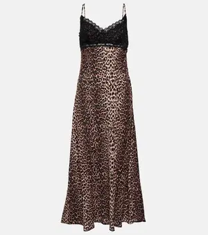 Rixo Attiya Printed Slip Dress - Multicoloured