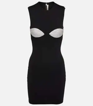 CHRISTOPHER KANE Crystal-embellished Mini Dress