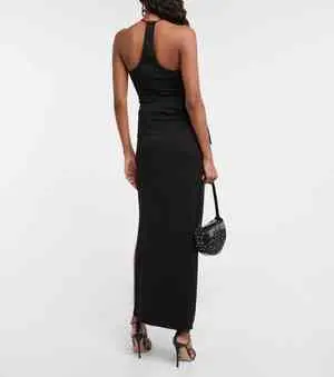 Christopher Esber Wraparound Crepe Maxi Skirt