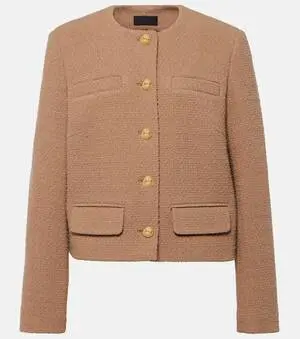 NILI LOTAN Paige Cropped Tweed Boucle Jacket
