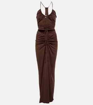 Christopher Esber Cutout Halterneck Maxi Dress