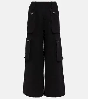 Amiri High-rise Wide-leg Cargo Pants
