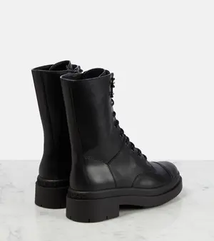 JIMMY CHOO Nari Leather Mid-calf Boots