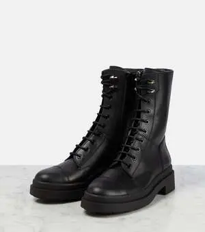 JIMMY CHOO Nari Leather Mid-calf Boots